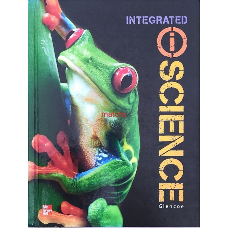 หนังสือเรียนมือสอง Used Book Glencoe Integrated iScience Hardcover Mc Graw Hill Education ...