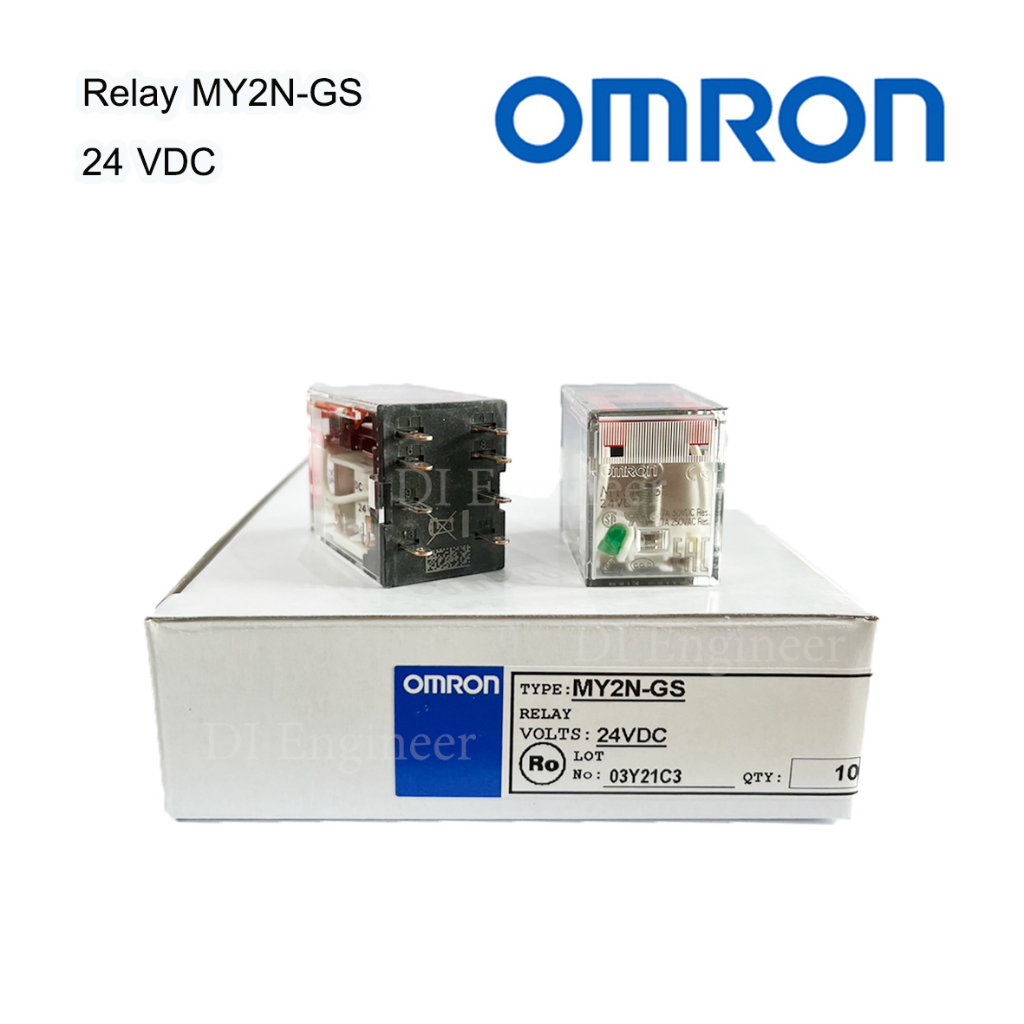 RELAY รีเล์ย์ OMRON MY2N-GS , MY4N-GS | Shopee Thailand