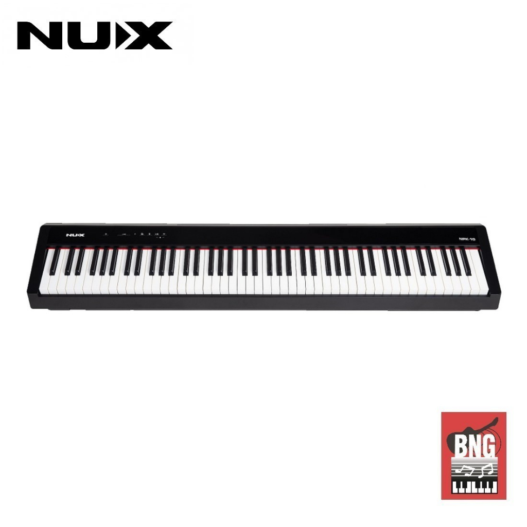 NUX NPK-10 BK เปียโนไฟฟ้า แบรนด์ฮิต ฟังก์ชันเพียบ เสียงดี มาพร้อมขาตั้ง ...