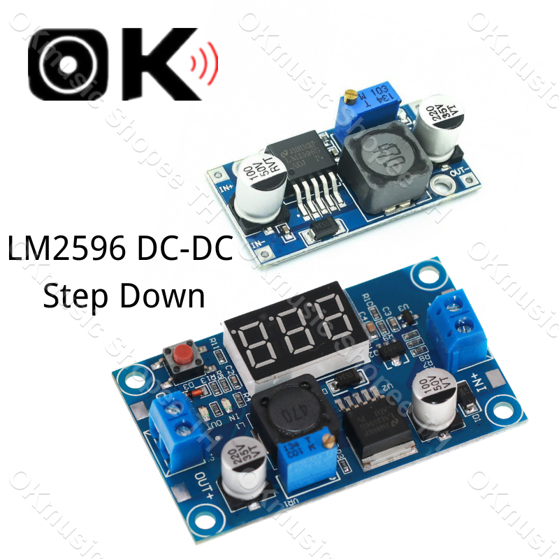LM2596 DC-DC Adjustable Buck Converter step down ตัวควบคุมแรงดันไฟฟ้า ... LM2596 DC-DC Adjustable Buck Converter step down ตัวควบคุมแรงดันไฟฟ้า ...