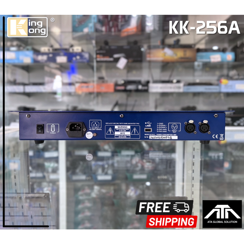 ส่งฟรี บอร์ดคุมไฟ KINGKONG KK-256A KK256 พร้อมแล็ค บอร์ดคุมไฟ สั่งงาน ...