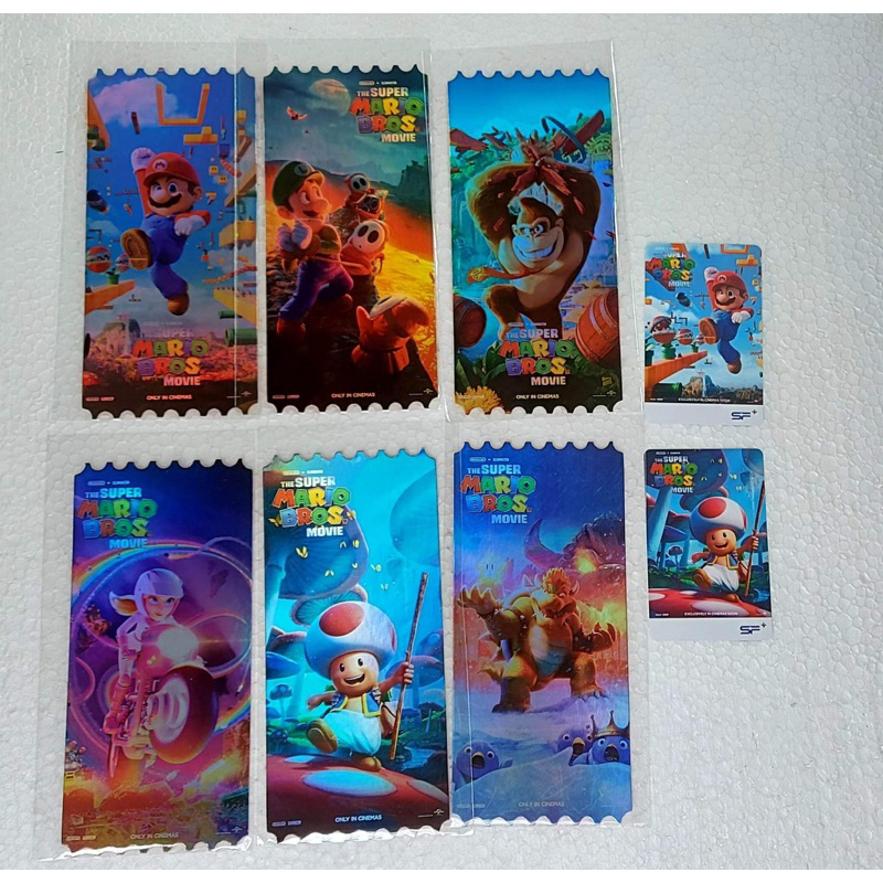 collectible ticket super mario bros. | Shopee Thailand