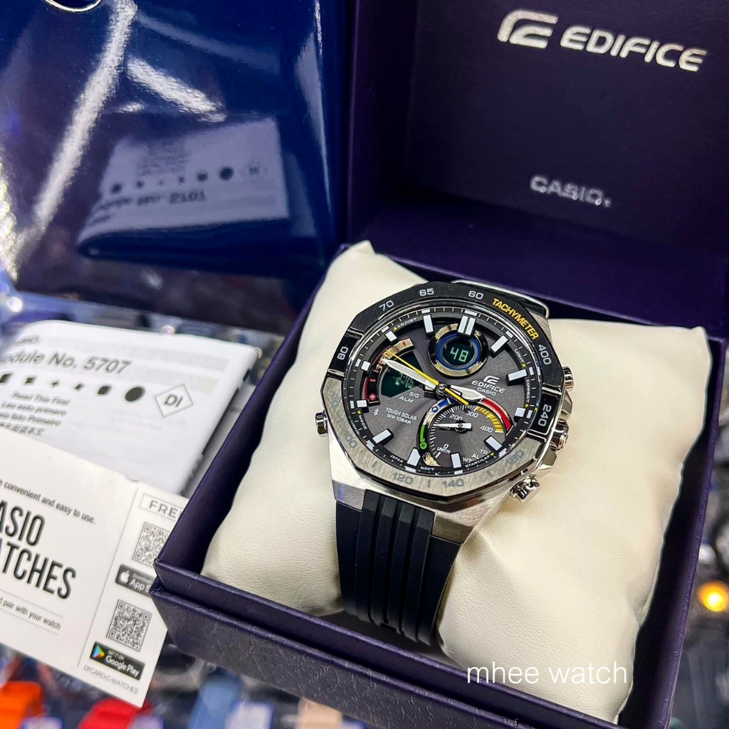 Casio Edifice Motorsport Bluetooth Tough Solar ECB-950MP-1A | Shopee ...