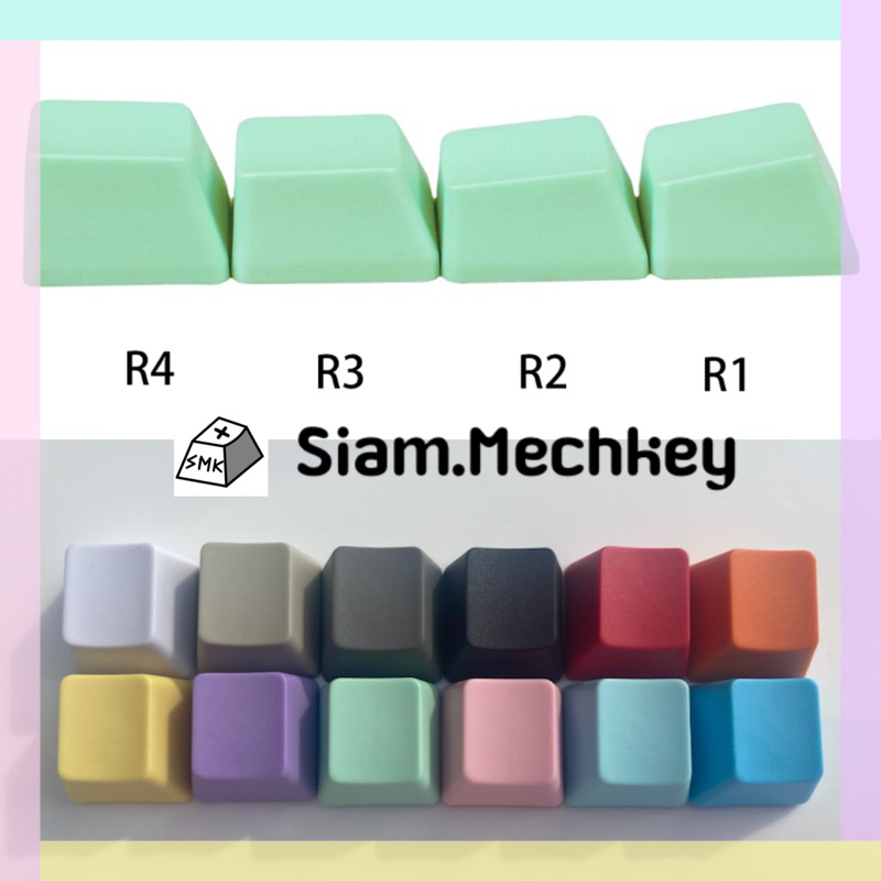 พร้อมส่ง ของแท้ คีย์แคป สี PBT คุณภาพดี OEM profile R1 R2 R3 R4 blank ...