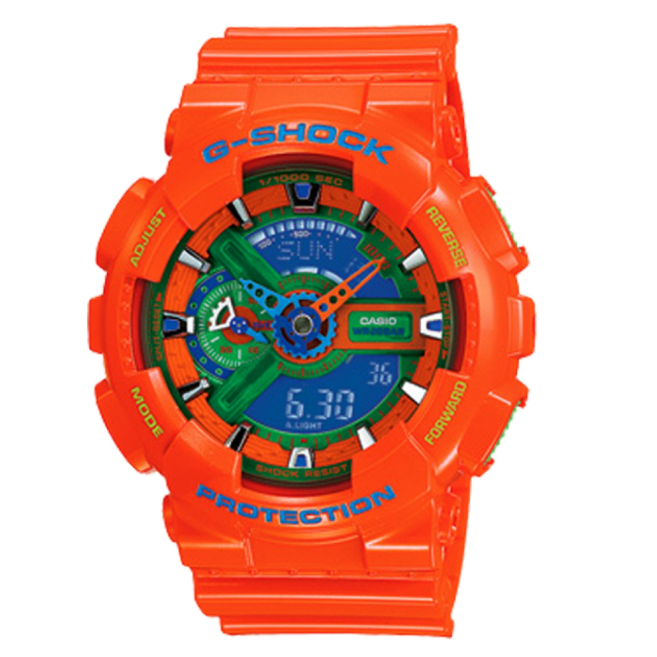 G-SHOCK รุ่น GA-110A-4DR สีส้ม ประกันศูนย์ CMG 1 ปี | Shopee Thailand