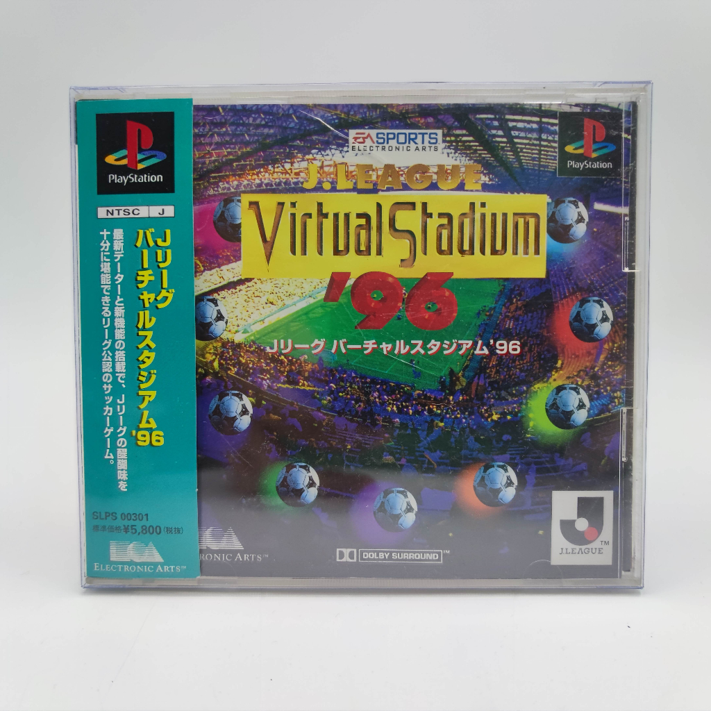J.LEAGUE VIRTUAL STADIUM '96 แผ่นสภาพดี มี Spine Card ใบโฆษณา แผ่นแท้ ...
