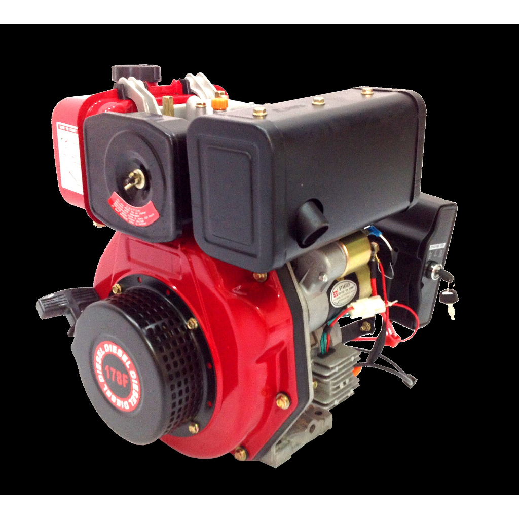 DALICO เครื่องยนต์ดีเซล 178FE (7 แรง) สตาร์ทกุญแจ พร้อมแบตเตอรี่ | Shopee Thailand