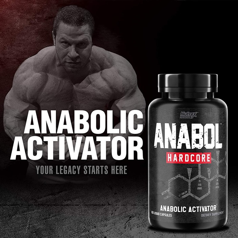 [ของแท้ ตรงปก] Nutrex Anabol Hardcore 60 capsules เป็น anabolic ...