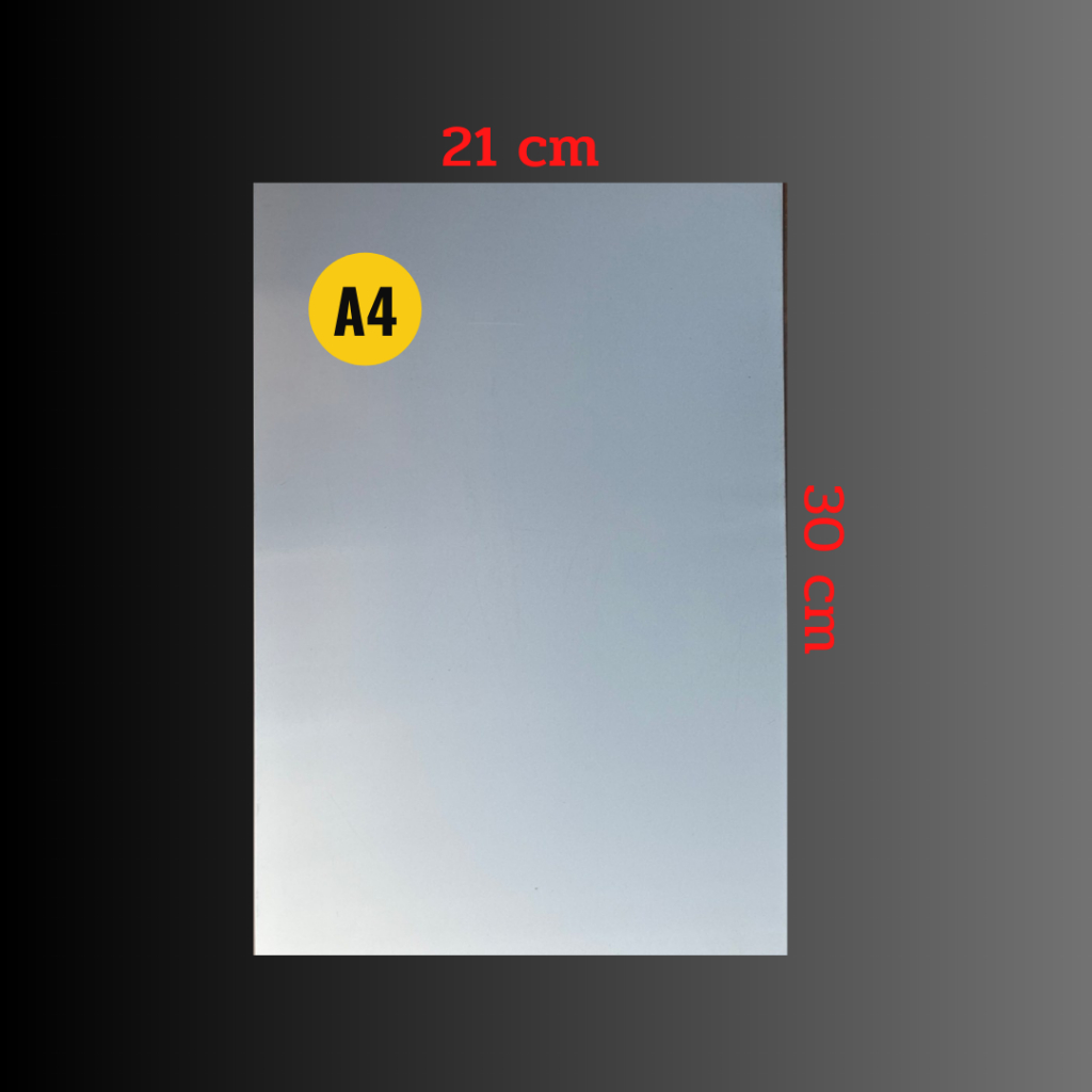 ป้ายเหล็ก แม่เหล็กดูดติด แผ่นเหล็กซิงค์ชุปกันสนิม หนา0.5-0.6mm ขนาด A3 /A4 /A5/ A6 | Shopee Thailand