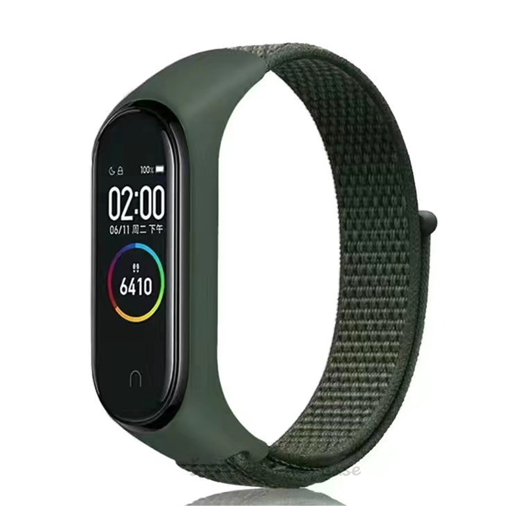 สาย Mi Band 7 6 5 4 3 สายผ้า ไนลอน สายนาฬิกา xiaomi band ส่งจากไทย | Shopee Thailand