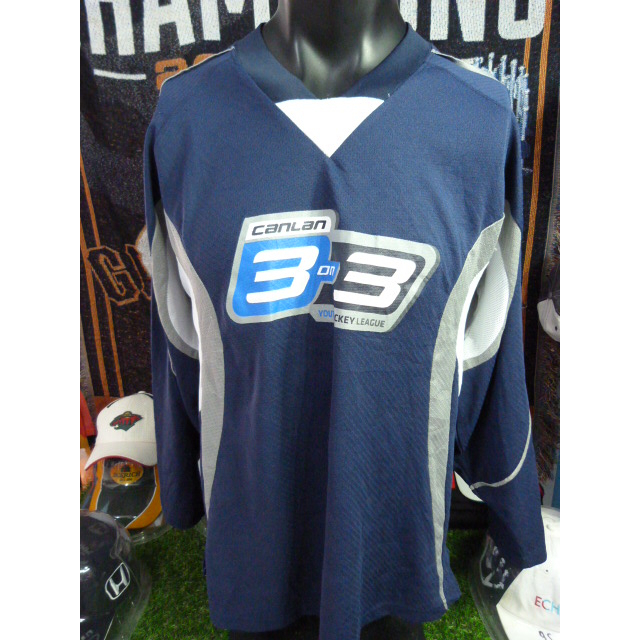 ฮอคกี้น้ำแข็ง CANLAN 3on3 YHL KAMAZU 3 ice hockey jersey size xl ...