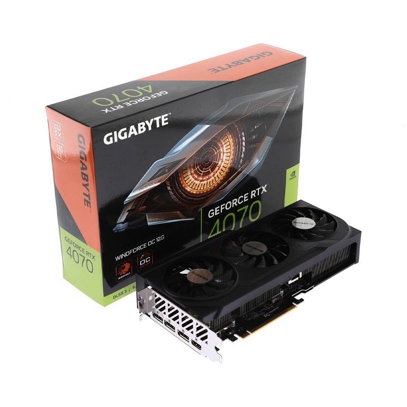 GIGABYTE VGA GIGABYTE GEFORCE RTX 4070 WINDFORCE OC - 12GB GDDR6X ...