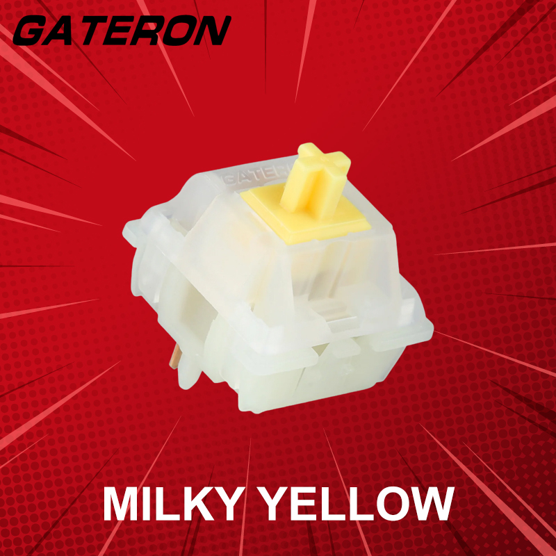 สวิตช์ Gateron Milky Yellow Switch | Shopee Thailand