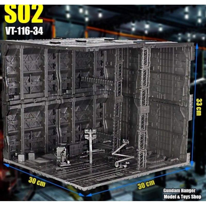 SPECIAL SET GUNDAM HANGER (S02) ชุดโรงเก็บหุ่นGunpla | Shopee Thailand