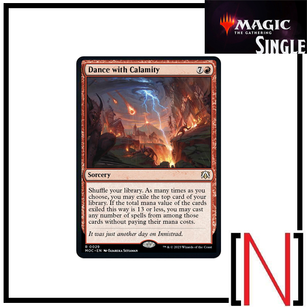 [MTG][Single][MOC] Dance with Calamity ระดับ Rare [ภาษาอังกฤษ] | Shopee ...