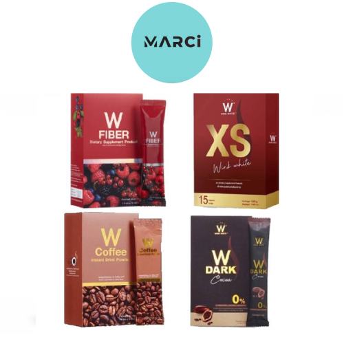 Winkwhite W Coffee / W Fiber / W dark Choco / Wink White W XS วิงค์ไวท์ เอ็กซ์เอส | Shopee Thailand