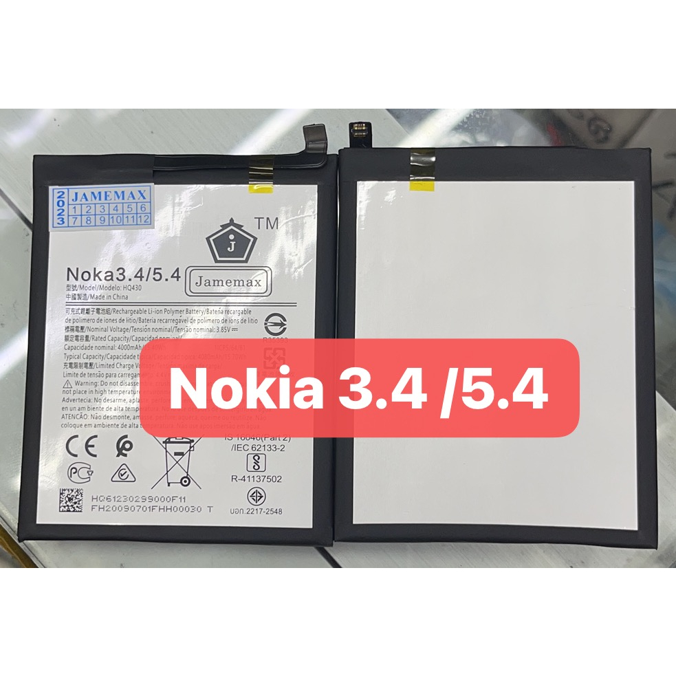 JAMEMAX แบตเตอรี่ Nokia3.4/5.4 Battery Model HQ430 ฟรีชุดไขควง hot ...