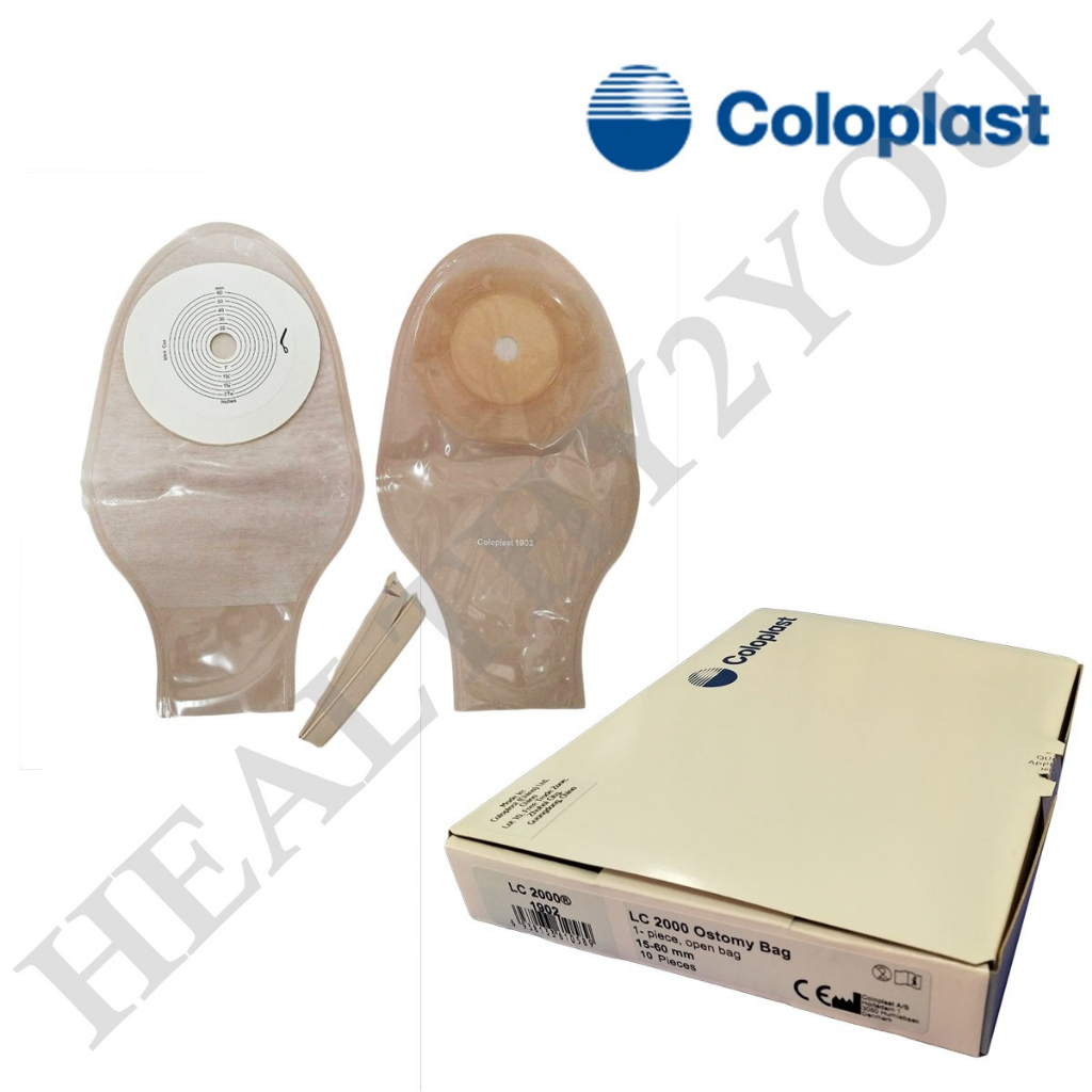 COLOPLAST LC2000 รุ่น 1902 ถุงเก็บอุจจาระหน้าท้อง แบบชิ้นเดียว ขนาด 15 ...