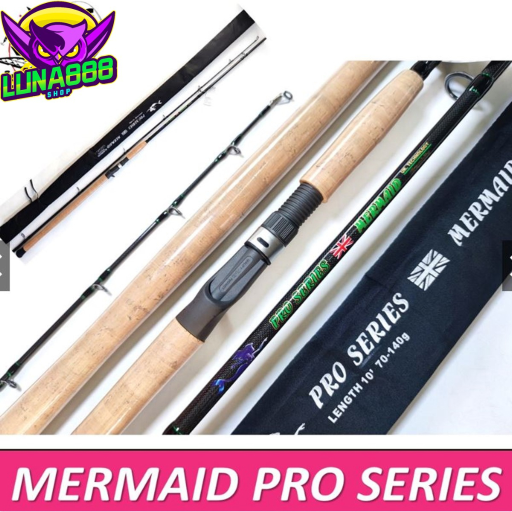 คันเบ็ด MERMAID PRO SERIES สปิน/เบท 8/9/10 ฟุต กราไฟท์ คันนางเงือก ...