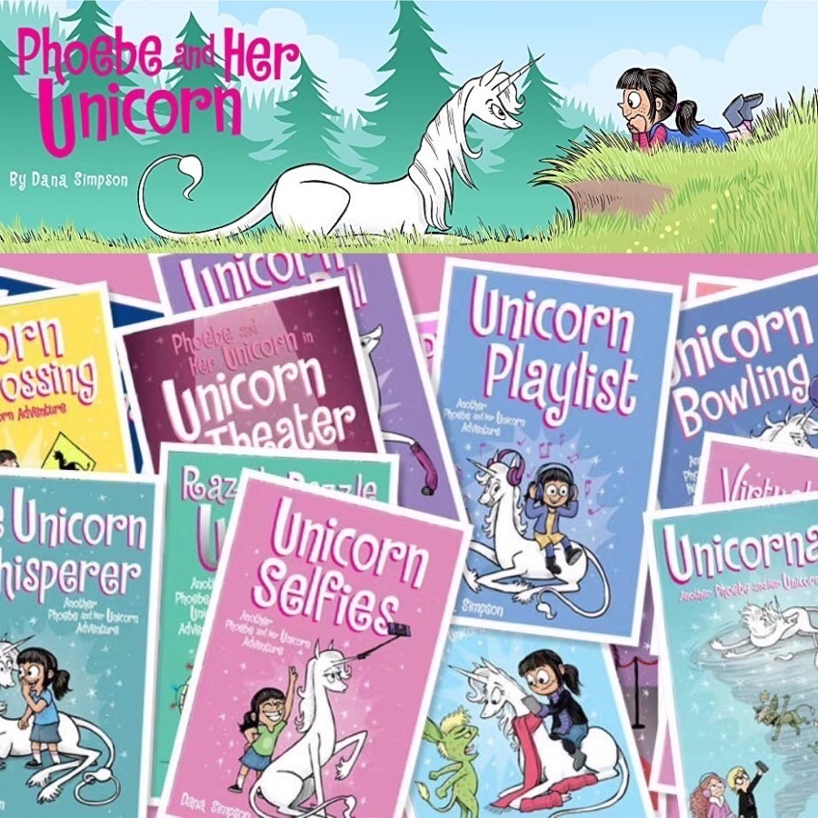 หนังสือชุด Phoebe and her Unicorn Series : Graphic Novel (ชุด 16 เล่ม ...
