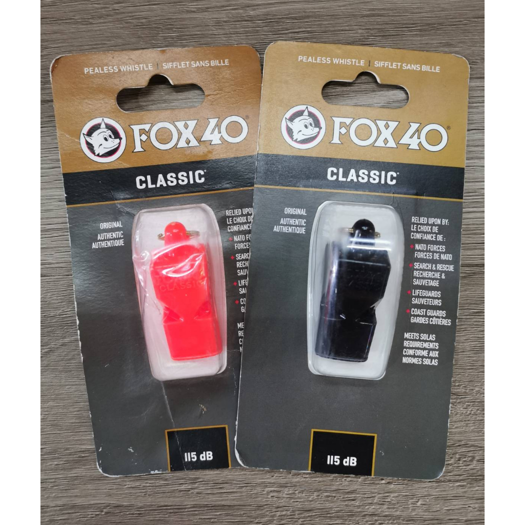 Fox 40 Classic Whistle 115 dB นกหวีด ยอดนิยม คุณภาพดี ความดัง 115 เด ...