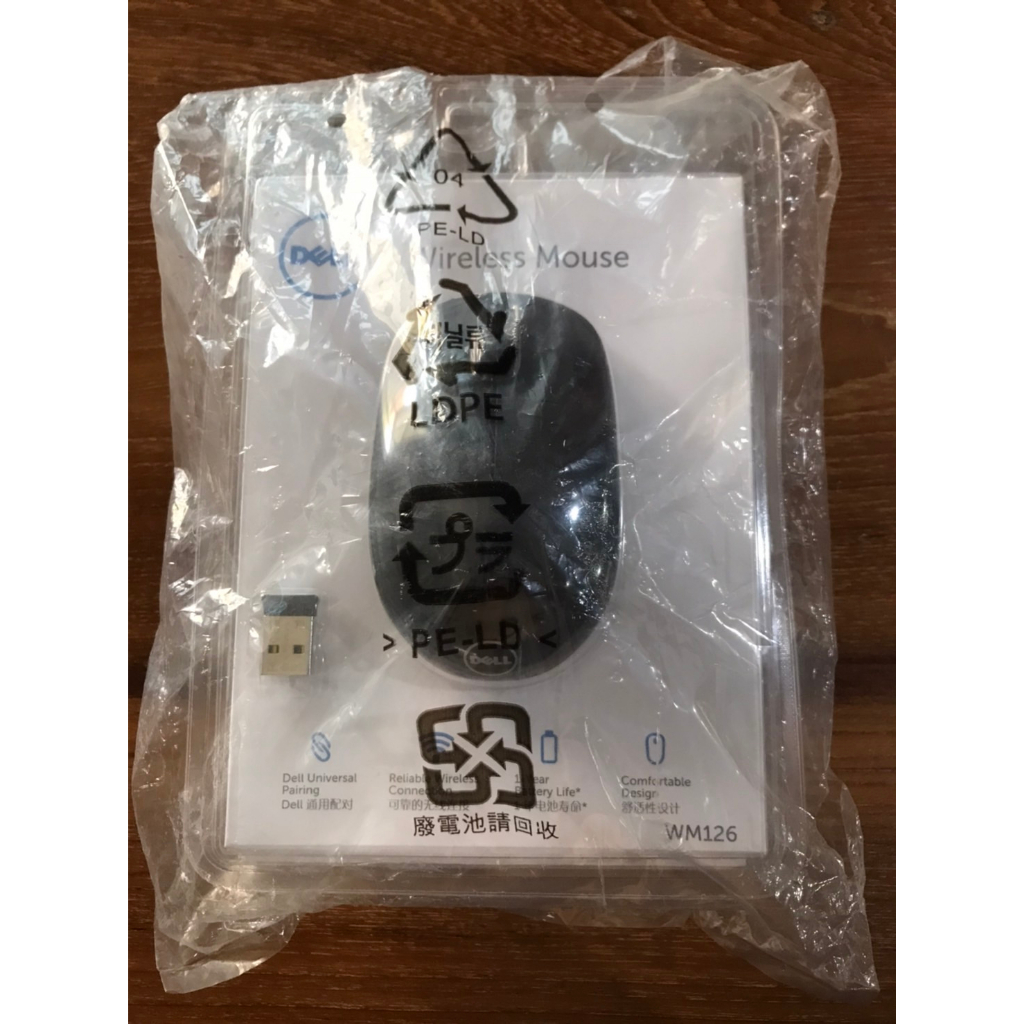 DELL MOUSE (เมาส์ไร้สาย) WIRELESS MOUSE-WM126 (BLACK)-สินค้าใหม่ ...
