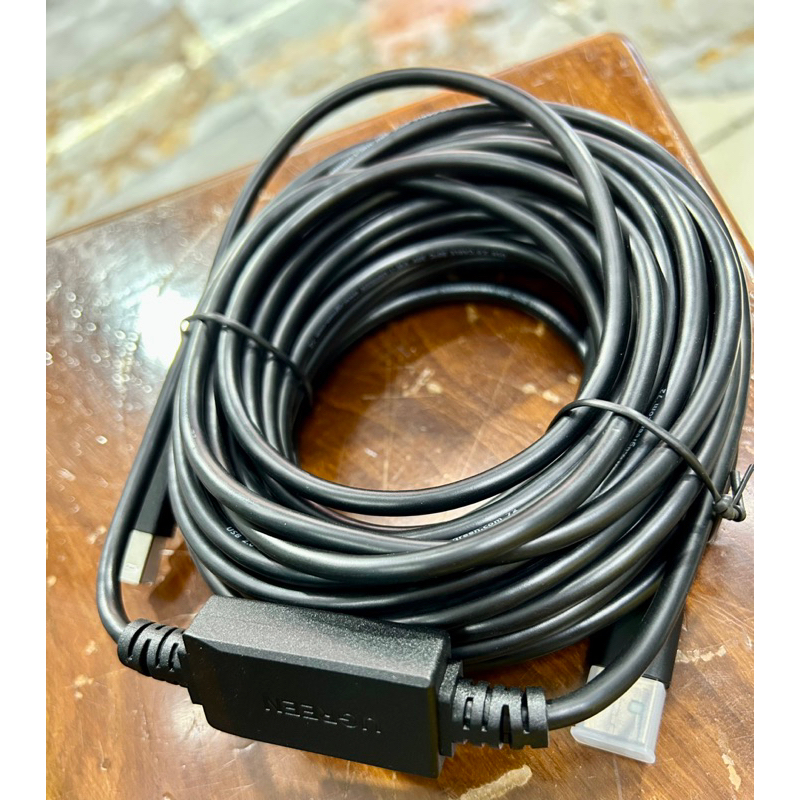 10374 USB2.0 A Male to B Male Active Printer Cable 10m (Black) Ugreen ...