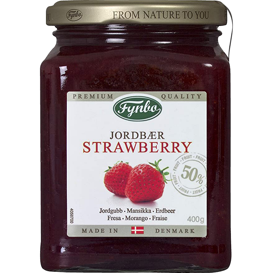 [แพ็คคู่] FYNBO JAM PREMIUM STRAWBERRY แยมสตรอเบอร์รี่ 400 G | Shopee ...