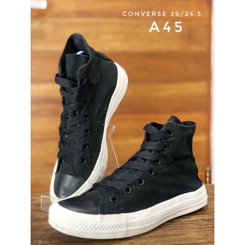 CONVERSE (39/24.5) รองเท้าแบรนด์เนมแท้มือสอง (A45) | Shopee Thailand