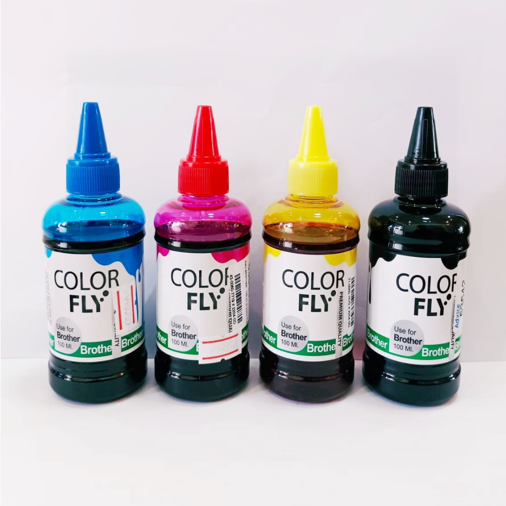 หมึก Canon HP Epson Refill Inkjet Printer Color Fly 100 ml. หมึกเติม ...