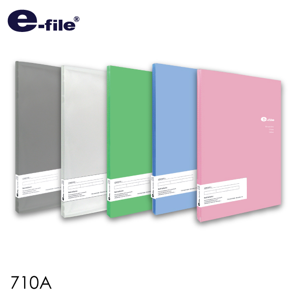 แฟ้มโฮลเดอร์ แฟ้มโชว์เอกสาร 20 ซอง ปกสอด e-file รุ่น 710A | Shopee Thailand
