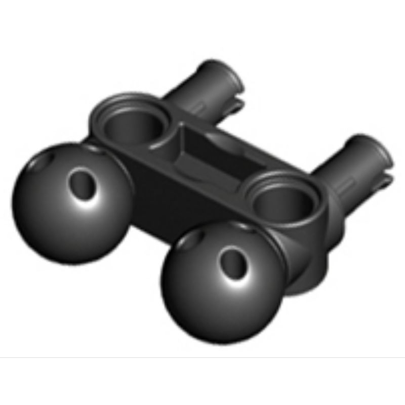 Part Lego 90630 Technic, Pin Connector Perpendicular 3L with 2 Pins, 2 ...