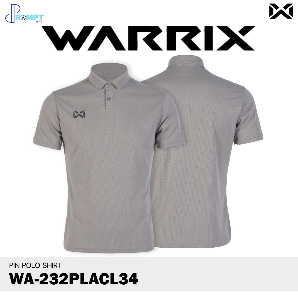 ถูกแทบทุน เสื้อโปโลวอริกซ์ WARRIX PIN POLO SHIRT รหัส WA-232PLACL34 แท้ ...