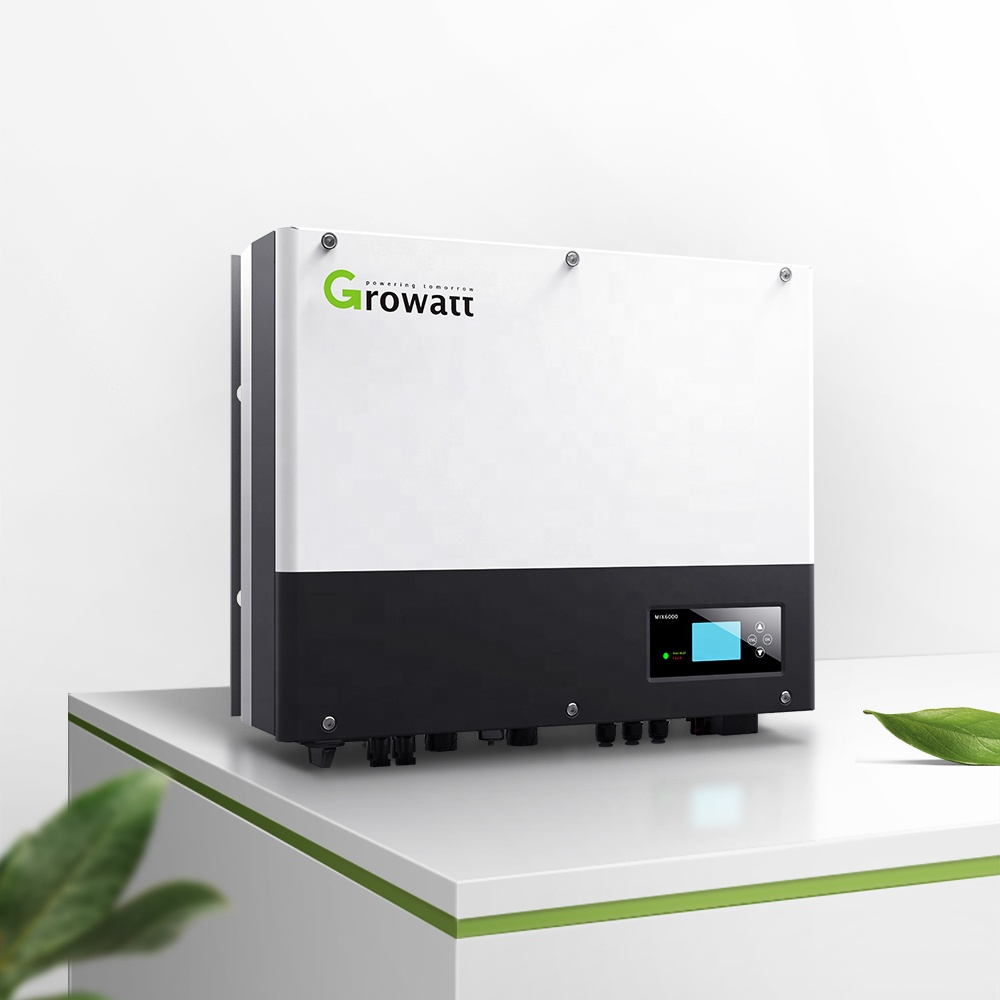 GROWATT Hybrid On-Off Grid 6KW รุ่น SPH6000 / 1Phase พร้อม WIFI กันย้อน ...