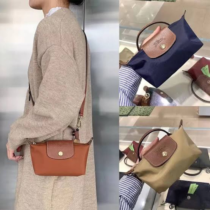 🔥พร้อมส่งสีดำที่ไทย🔥 Longchamp🇺🇸🇺🇸 Le Pliage Original Mini Pouch | Shopee Thailand