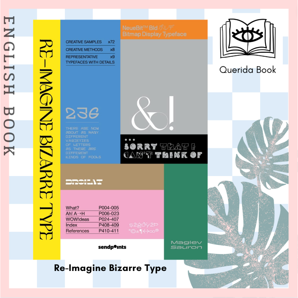 [Querida] หนังสือภาษาอังกฤษ Re-Imagine Bizarre Type by Sendpoints ...