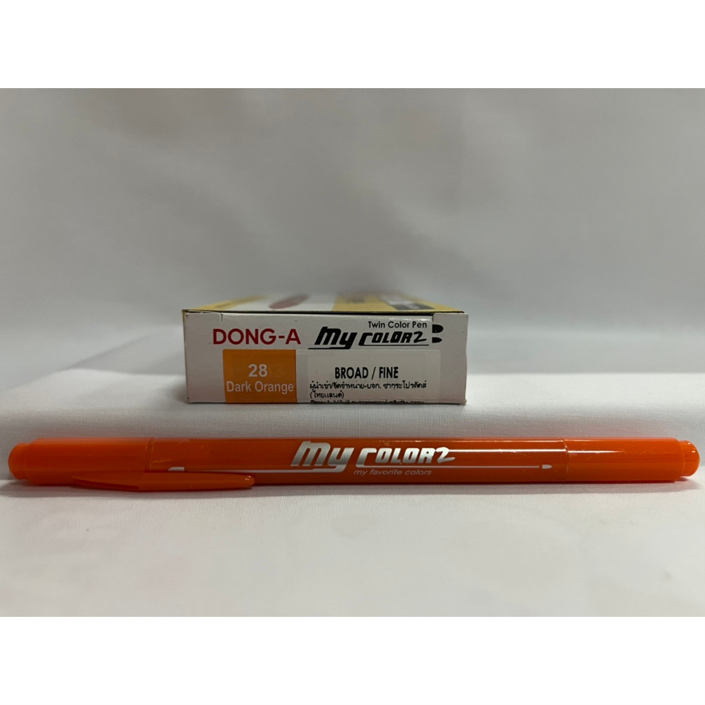 Dong-A ปากกาสี My Color 2 มายคัลเลอร์ ปากกาเมจิก 2 หัว 40สี ปากกาสีน้ำ ...