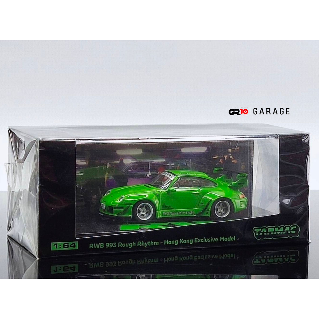 RWB Porsche 993 Rough Rhythm Hong Kong Exclusive Green 1:64 (Tarmac ...