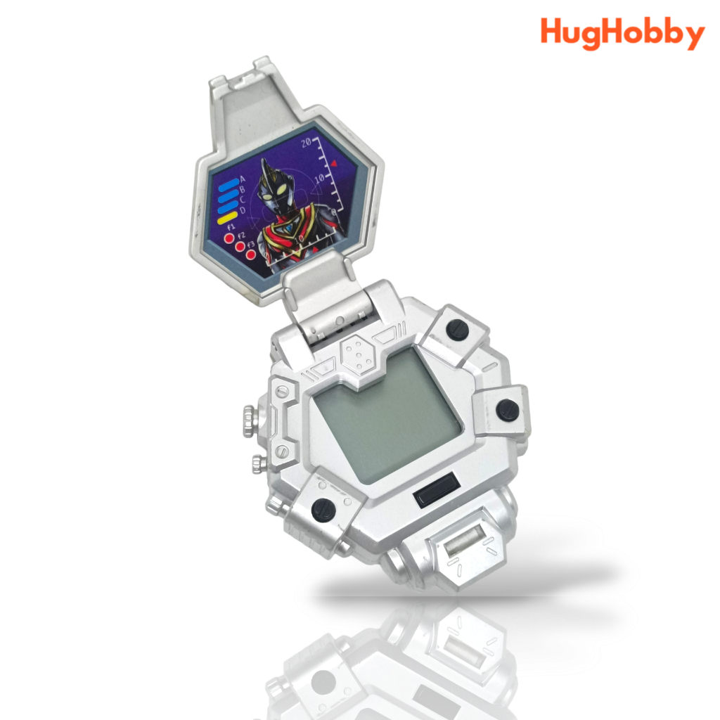 [งานอะไหล่] Bandai Ultraman Gaia DX XIG Navi Communicator Watch เครื่องเปิดติด แต่ไม่มีฝาหลัง ...