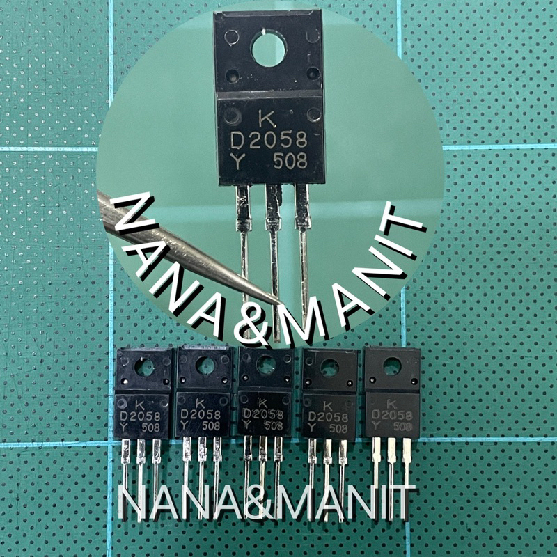 D2058 NPN 3A 60V แพ็ค 5ตัว พร้อมส่งจากไทย🇹🇭 | Shopee Thailand