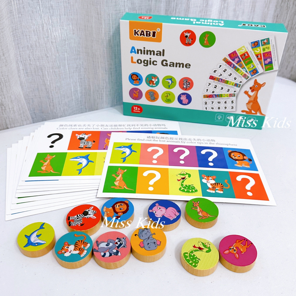 Animal Logic Puzzle เกม Logic ฝึกการสังเกต | Shopee Thailand
