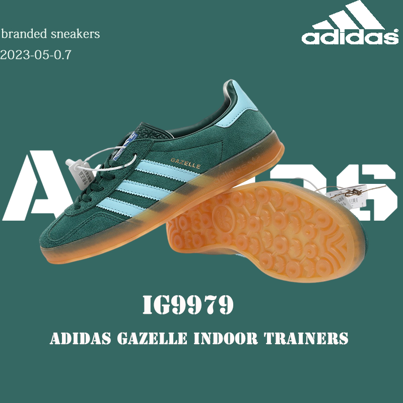 Adidas Gazelle Indoor Trainers IG9979 รองเท้าสเก็ตสไตล์ Dexun "พื้นยาง ...