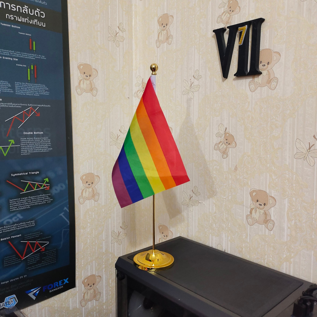 ส่งฟรี!!> ธง LGBT Flag 9 แบบ 4 ขนาด LGBTQ Pride 4 Size พร้อมส่งร้านคน ...