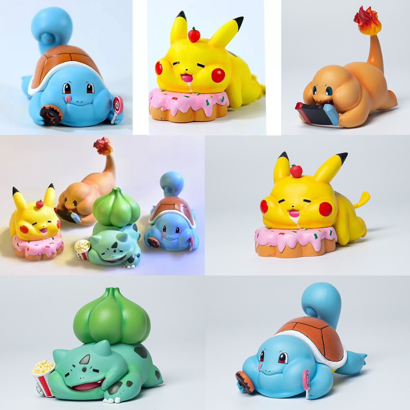 โปเกม่อน น้อนอ้วน โมเดล ฟิกเกอร์ GK Pokemon Fat Foodie Otaku Series ...