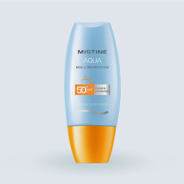 Mistine Aqua Base Sun UV Facial cram SPF 50 PA+++ 60ml | Shopee Thailand