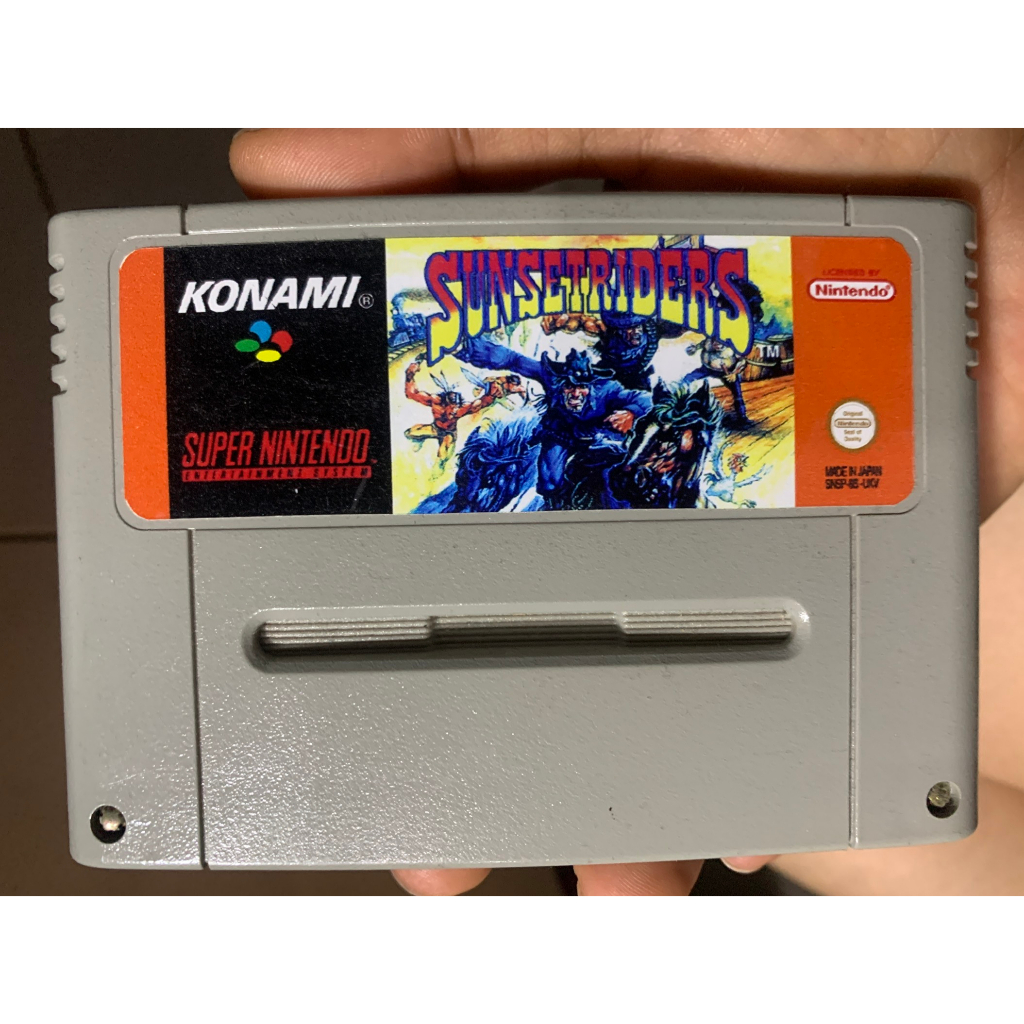 ตลับเกม Sunset Riders [SFC] ตลับมือสอง ไม่มีกล่อง สำหรับนักสะสมเกมเก่า ...