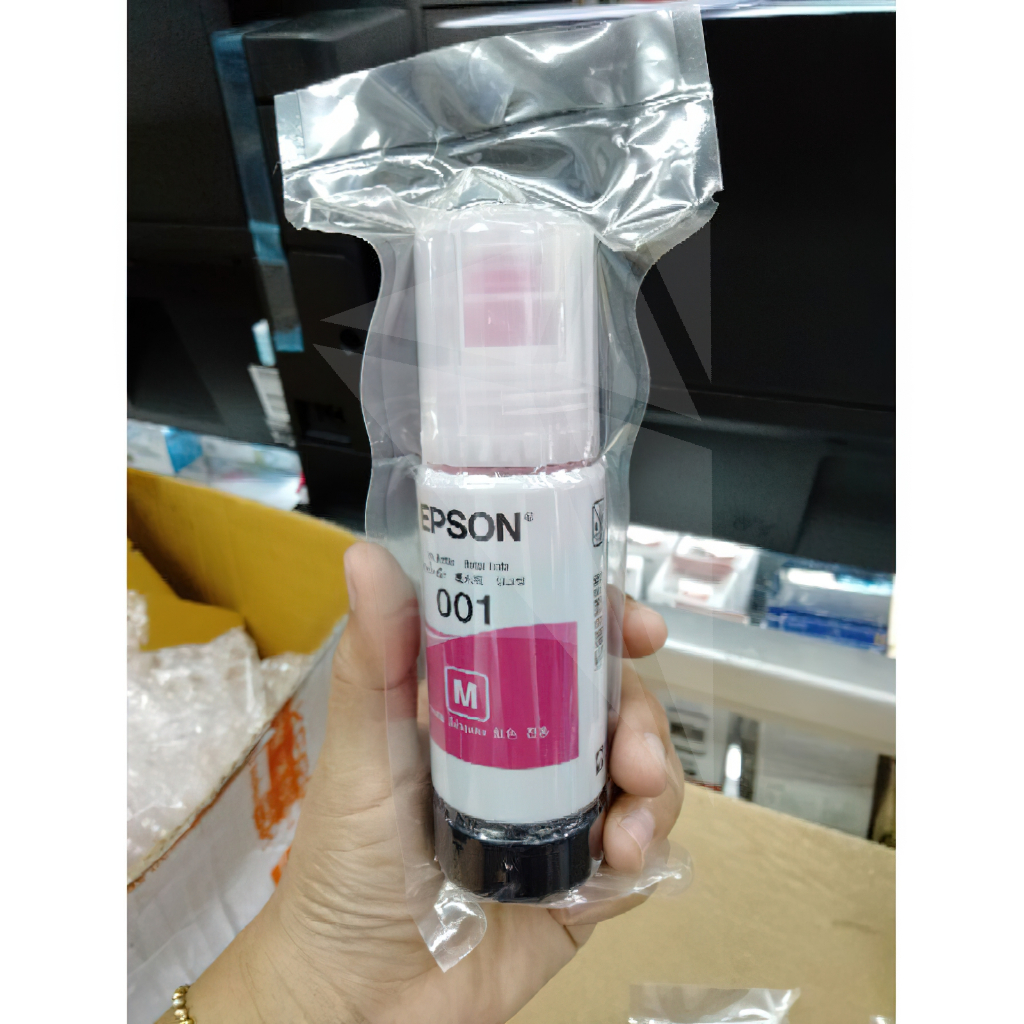 หมึก Epson No.001 - BK (สีดำ) แบบไม่มีกล่อง | Shopee Thailand