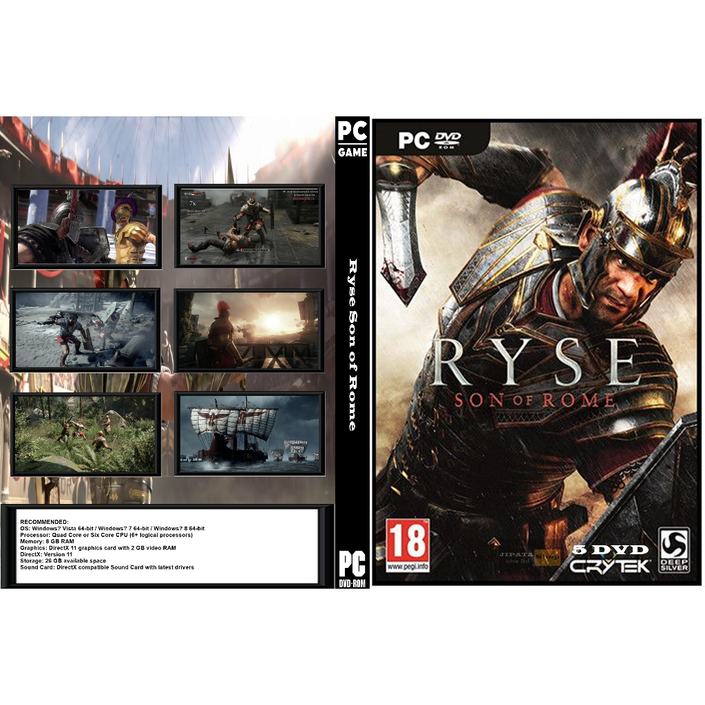 แผ่นเกมส์ PC Ryse Son of Rome (5DVD) | Shopee Thailand