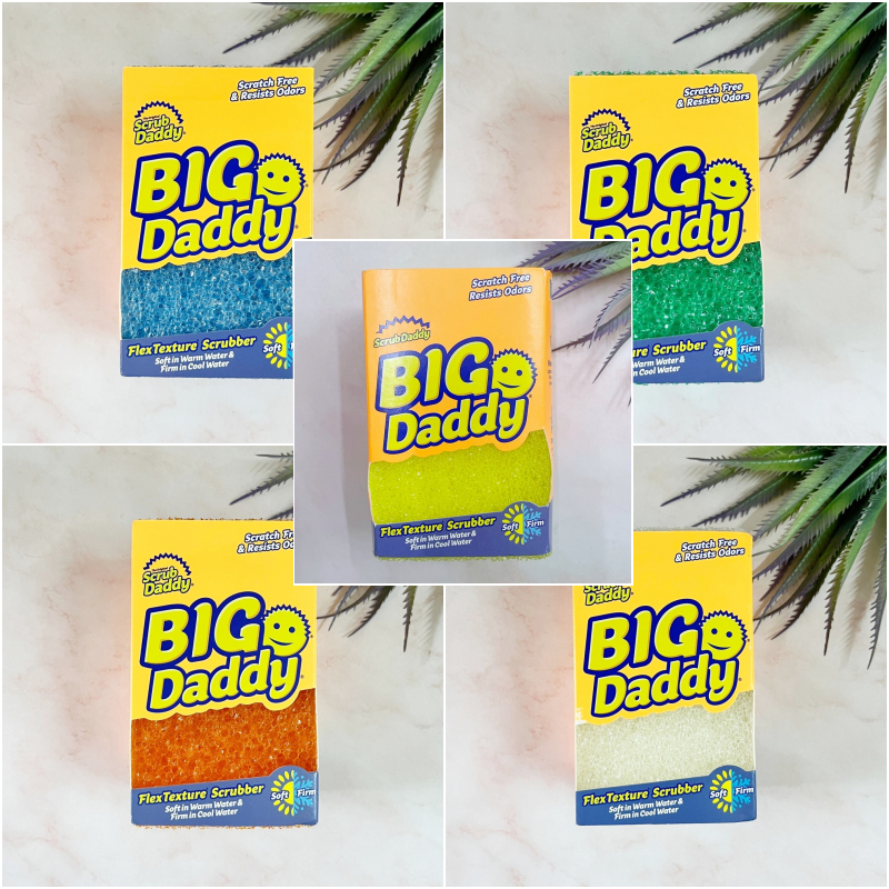 [Scrub Daddy®] Big Daddy FlexTexture Scrubber 1 Count ฟองน้ำทำความสะอาด ...