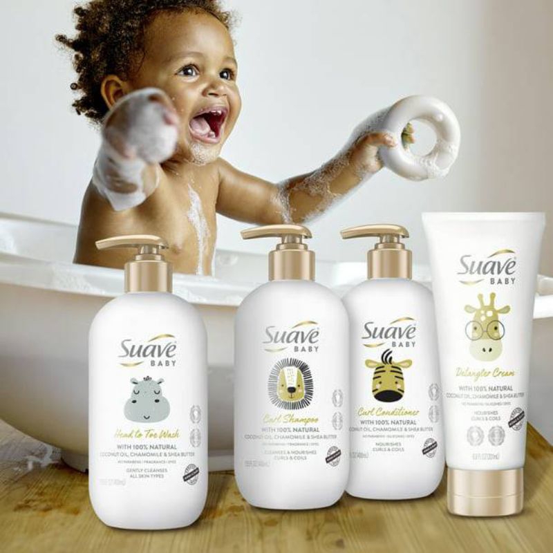 NEW!! สูตรใหม่ Suave Baby 2in1, Curly shampoo, Lotion, Butter cream ขวด ...